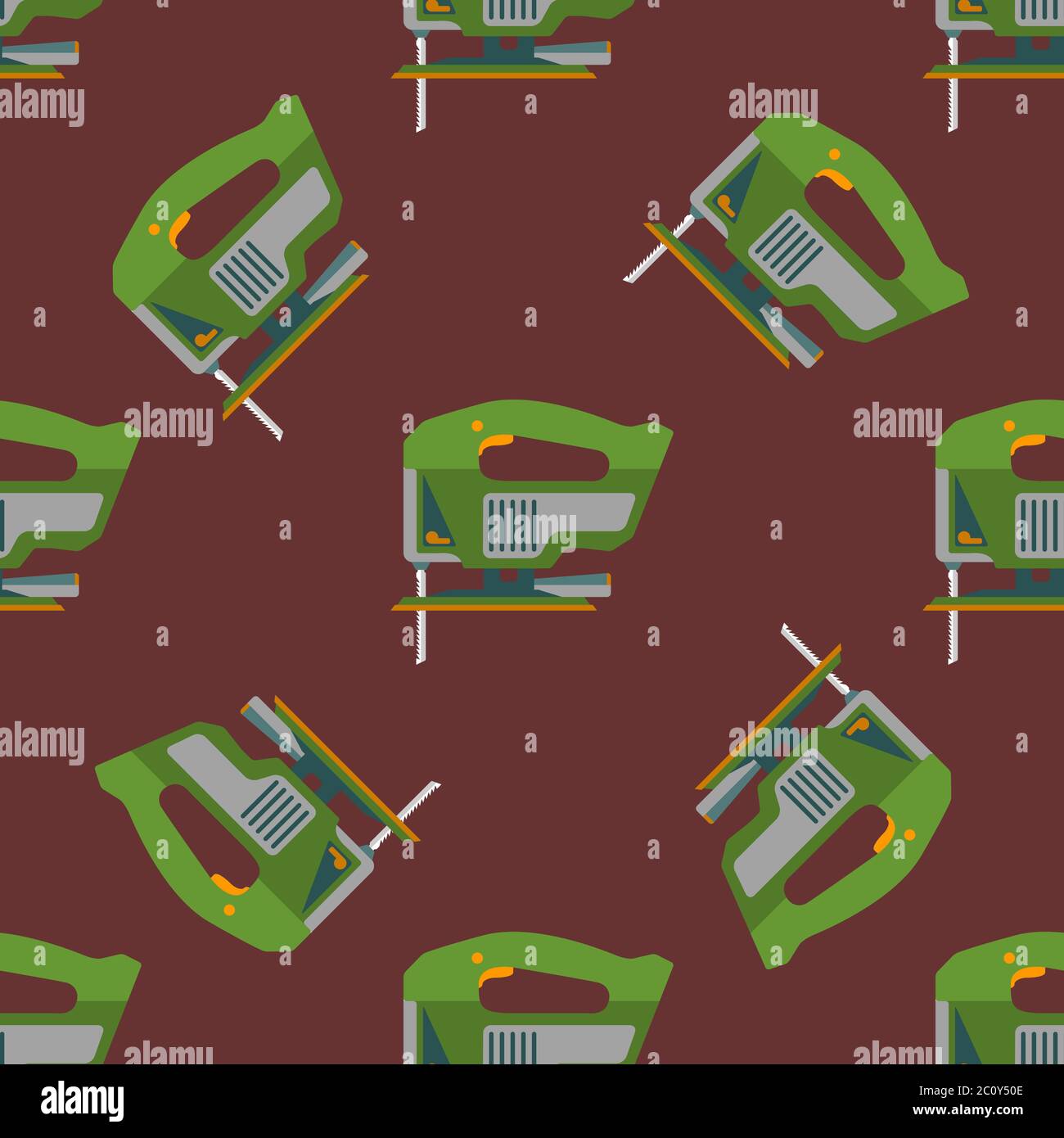 vector electric jigsaw seamless pattern Stock Photo - Alamy