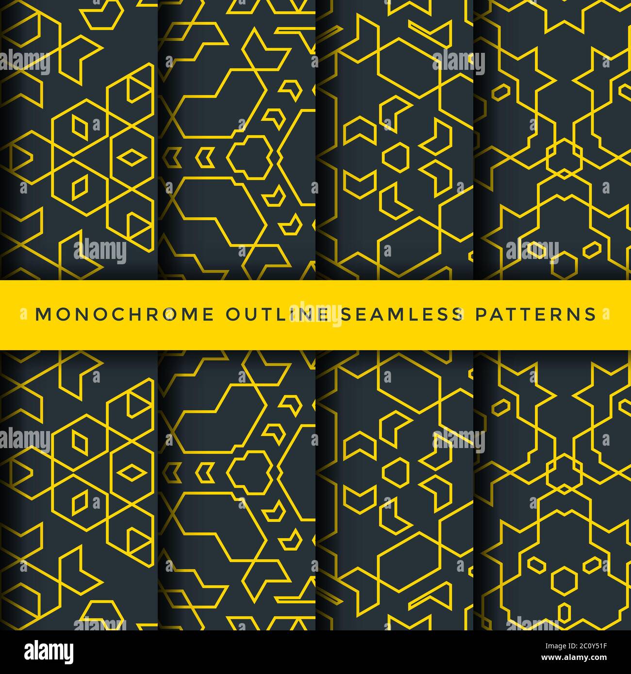outline abstract seamless pattern set Stock Photo - Alamy outline abstract seamless pattern set Stock Photo - Alamy