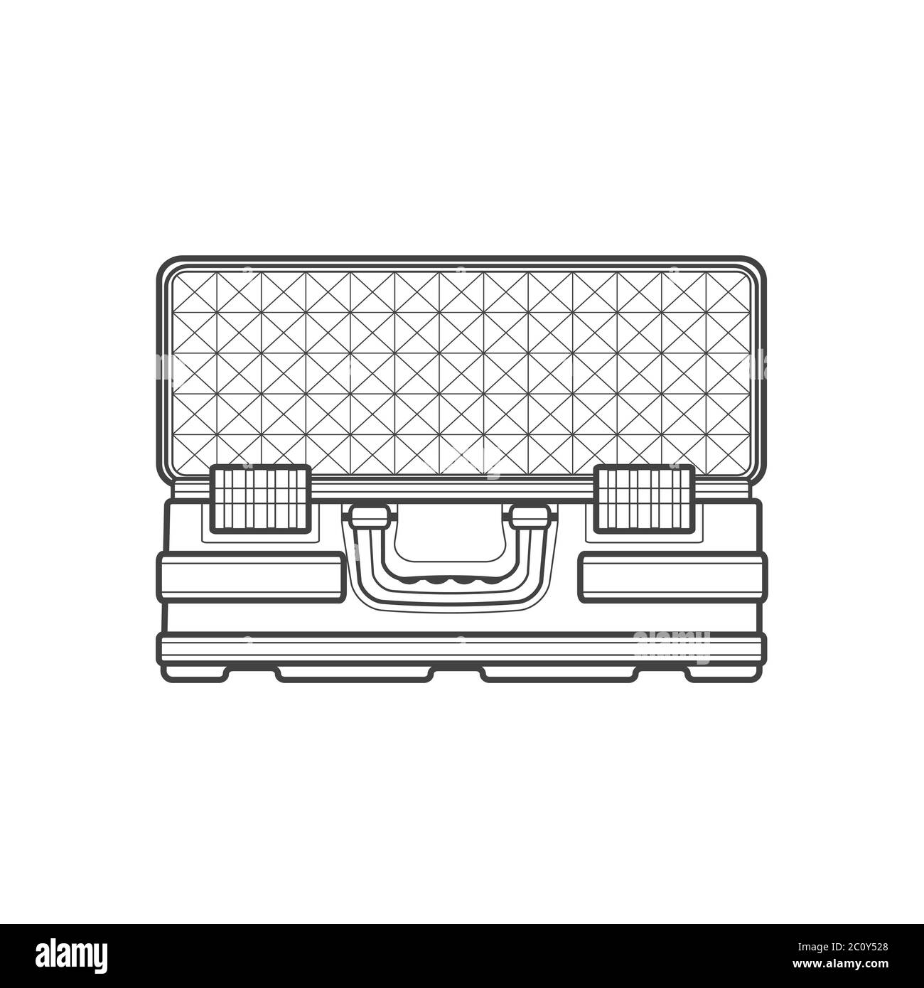 Travel bag vector Black and White Stock Photos & Images - Alamy