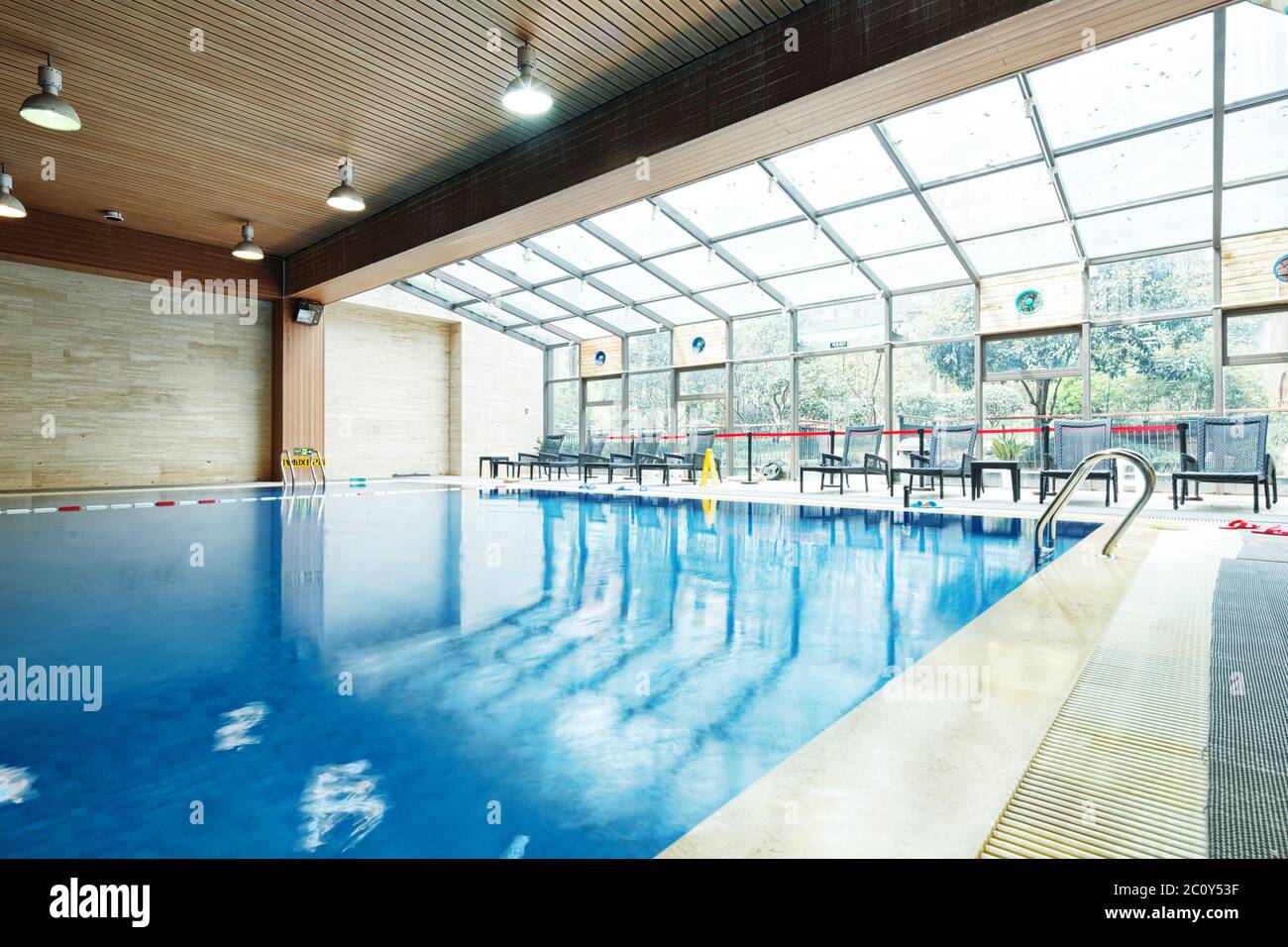 Modern house design with gym hi-res stock photography and images - Alamy