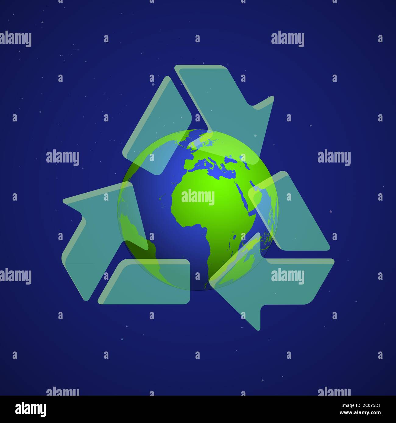colorful earth globe concept illustration Stock Photo - Alamy