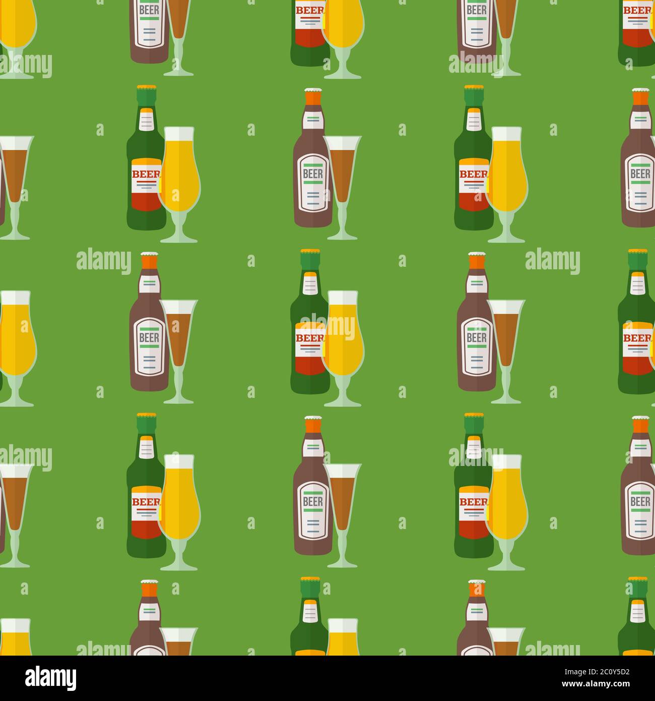 Beer glasses pattern hi-res stock photography and images - Alamy
