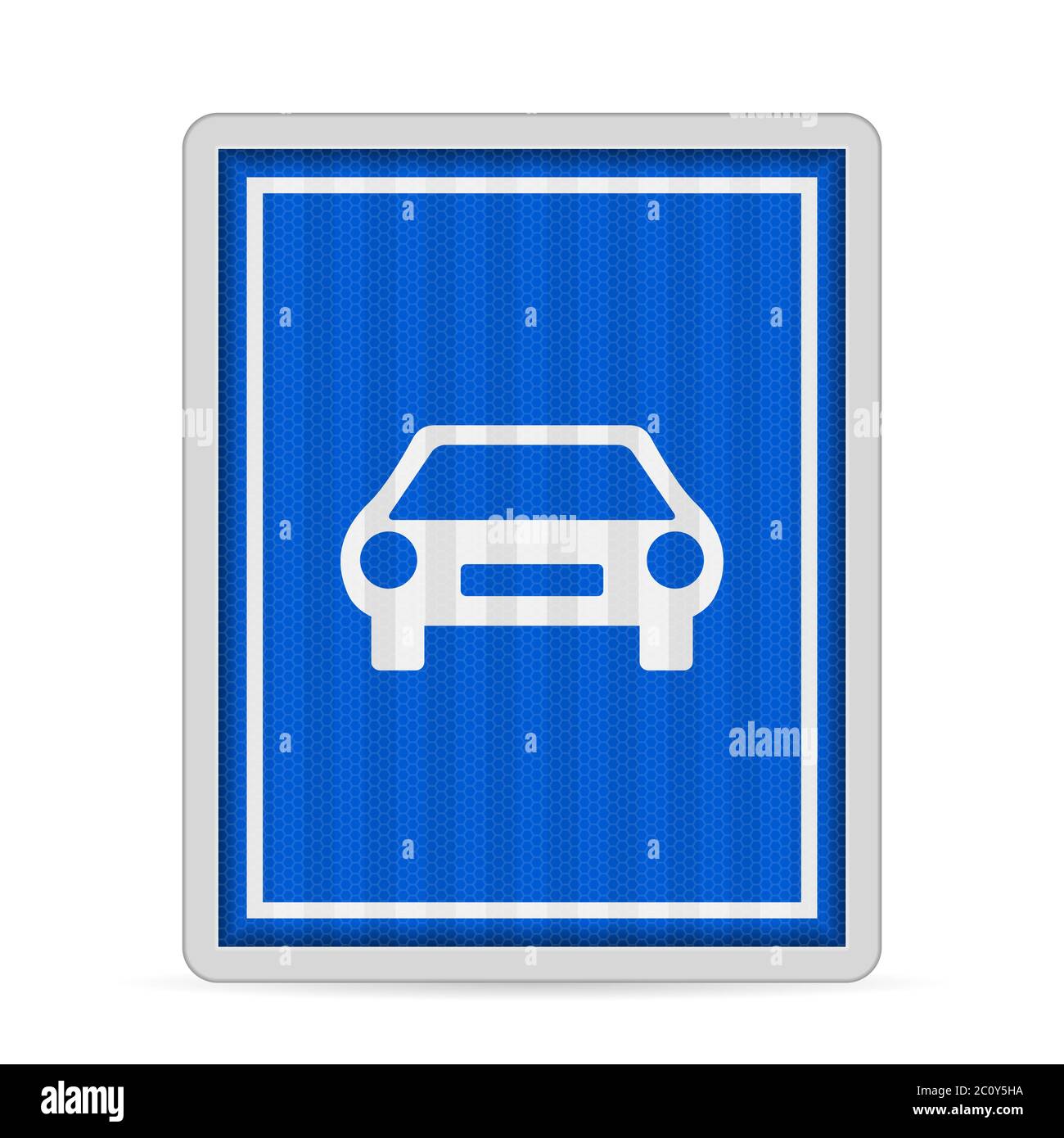 Motor road sign on a white background. Vector illustration Stock Photo ...