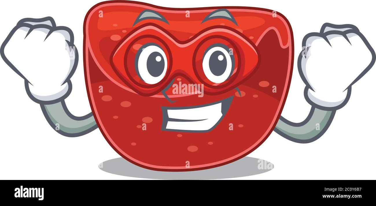 A cartoon drawing of meatloaf in a Super hero character Stock Vector ...