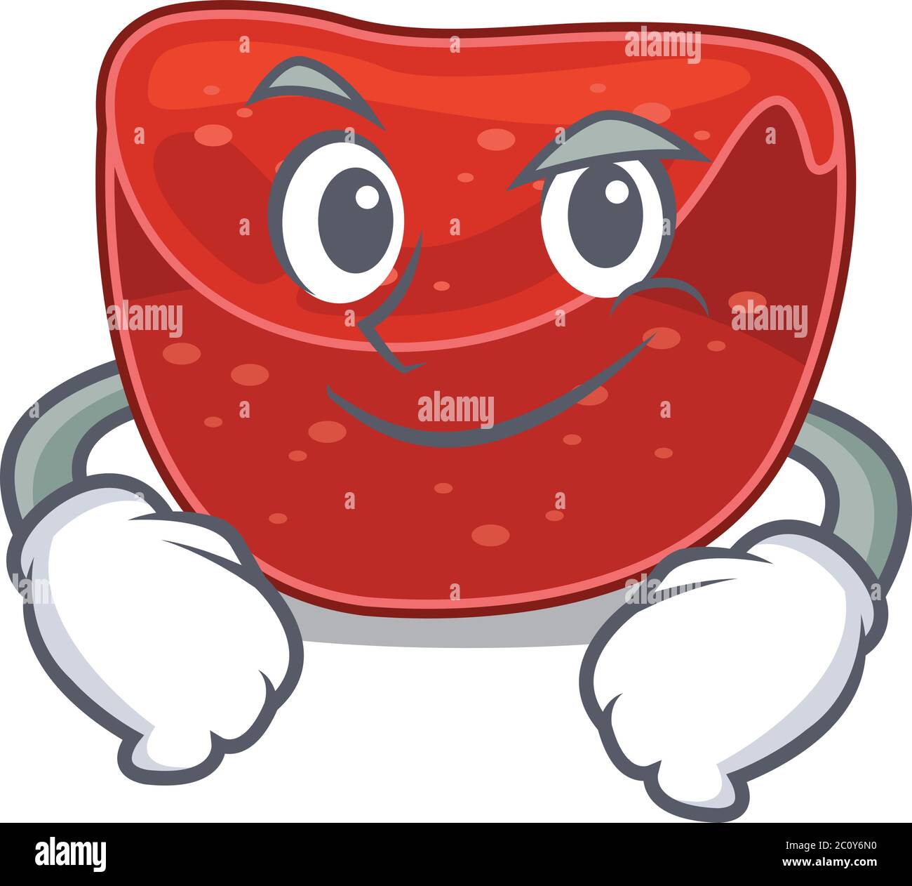 A cute arrogant caricature design of meatloaf having confident gesture ...