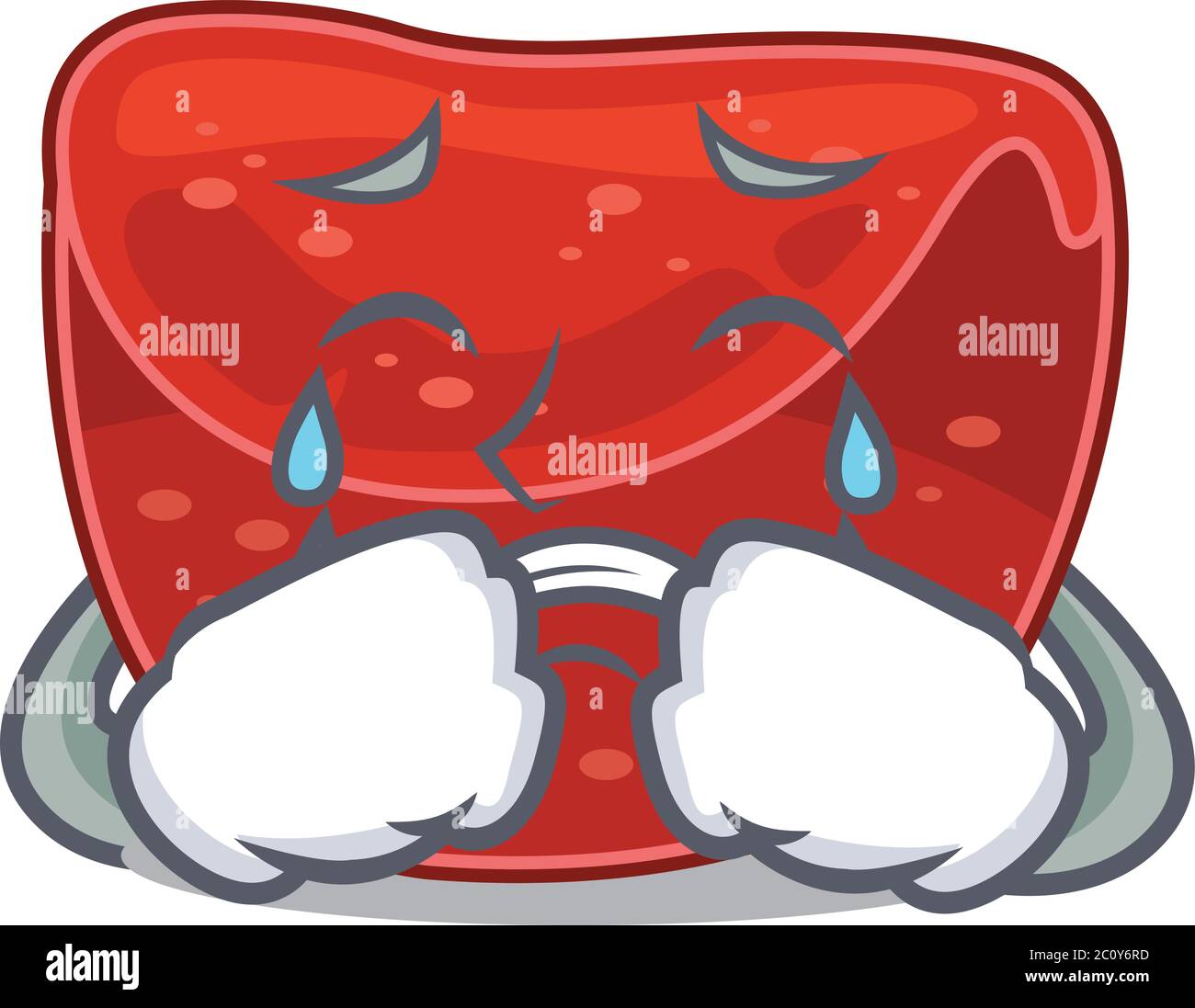 Caricature design of meatloaf having a sad face Stock Vector Image ...