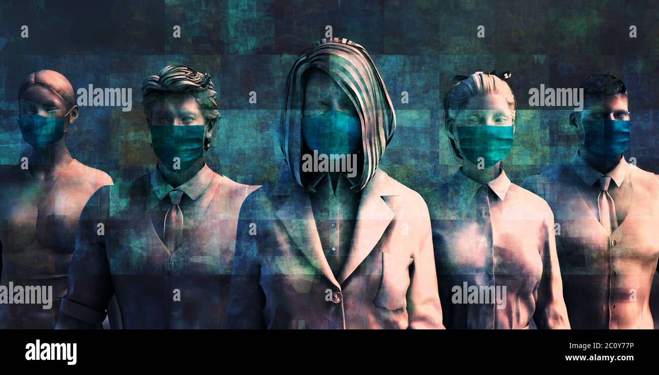 Medical Frontline Staff in the Shadows Essential Worker Stock Photo - Alamy