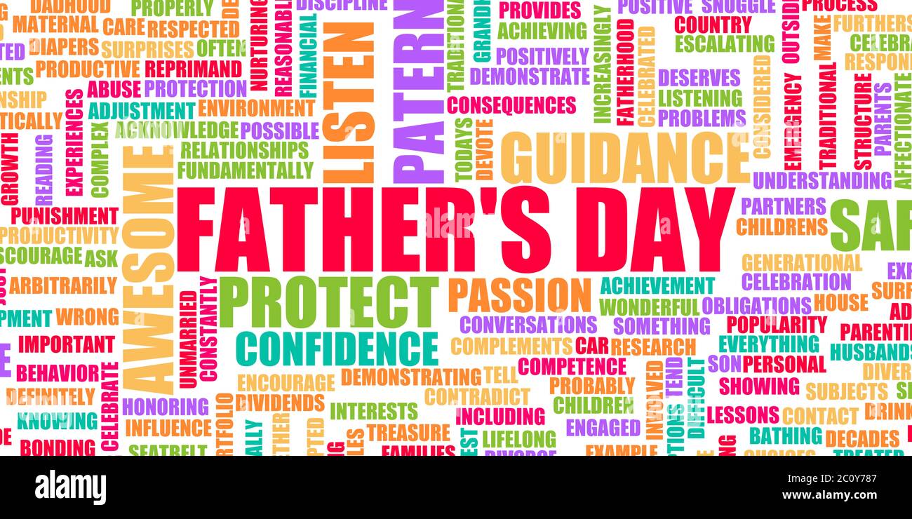 Father's Day as a Amazing Dad Father Figure Stock Photo - Alamy