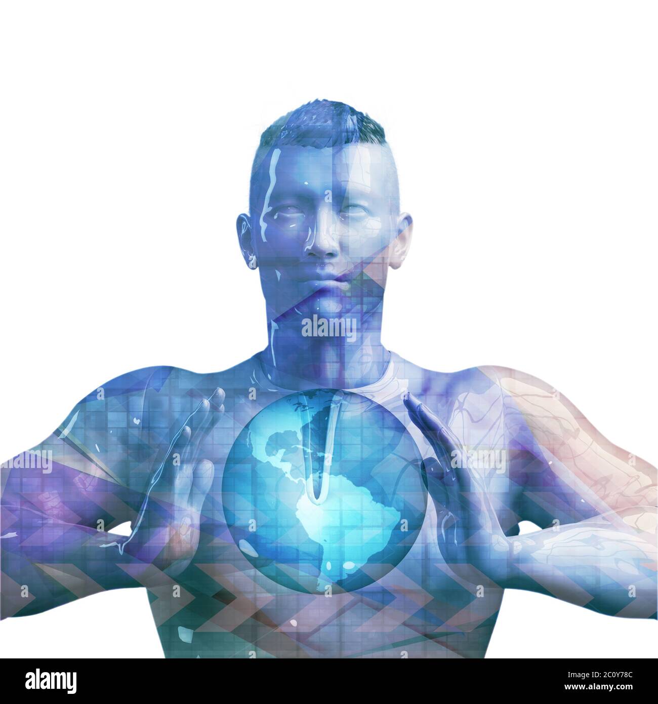 Business Technology Abstract Background for Research and Development ...