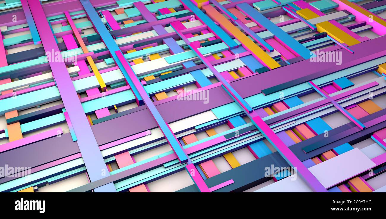 Modern Science Research and Engineering Design Art Stock Photo - Alamy