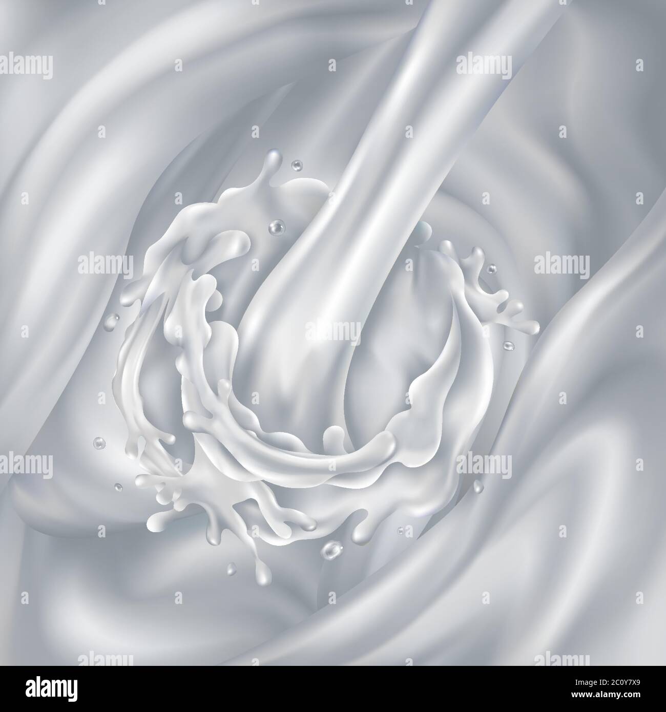 Milky waves Stock Vector Images - Alamy