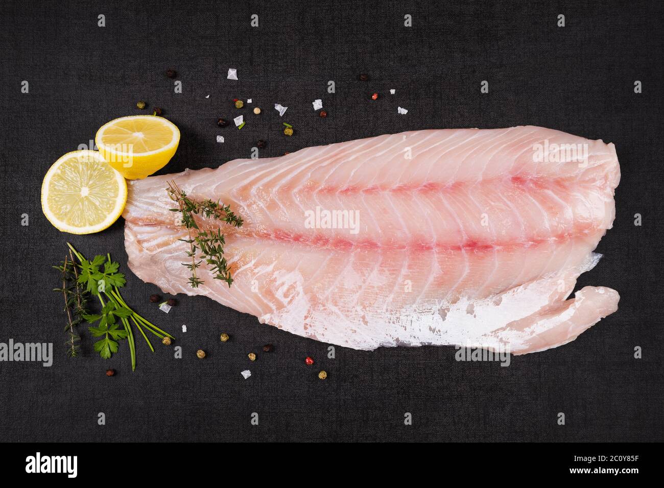 Luxurious perch fillet Stock Photo - Alamy
