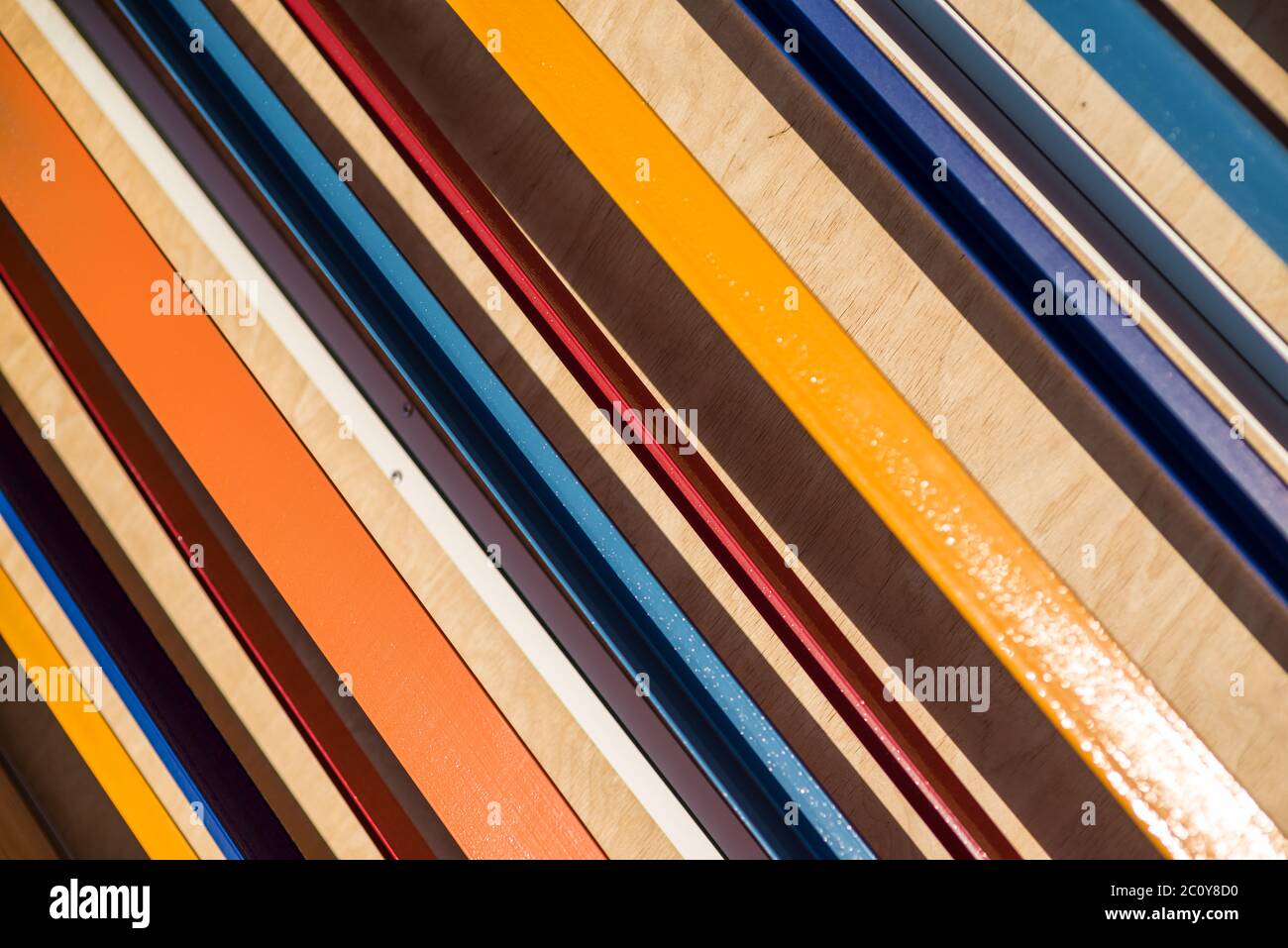 Colorful striped background. Diagonal stripes pattern Stock Photo - Alamy