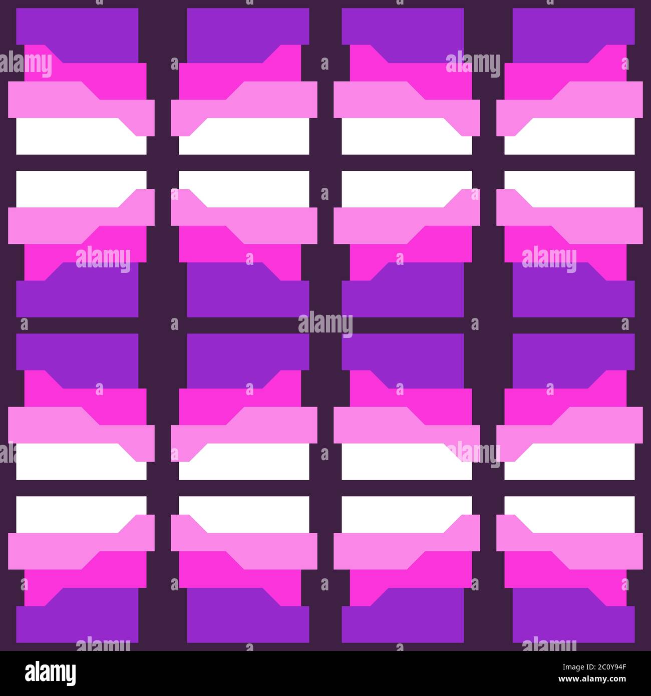 Simple abstract geometric design. Colorful repeated pattern for textile ...