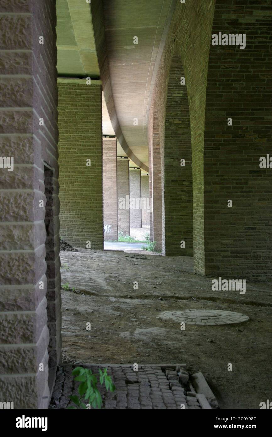 Under a motorway bridge Stock Photo - Alamy