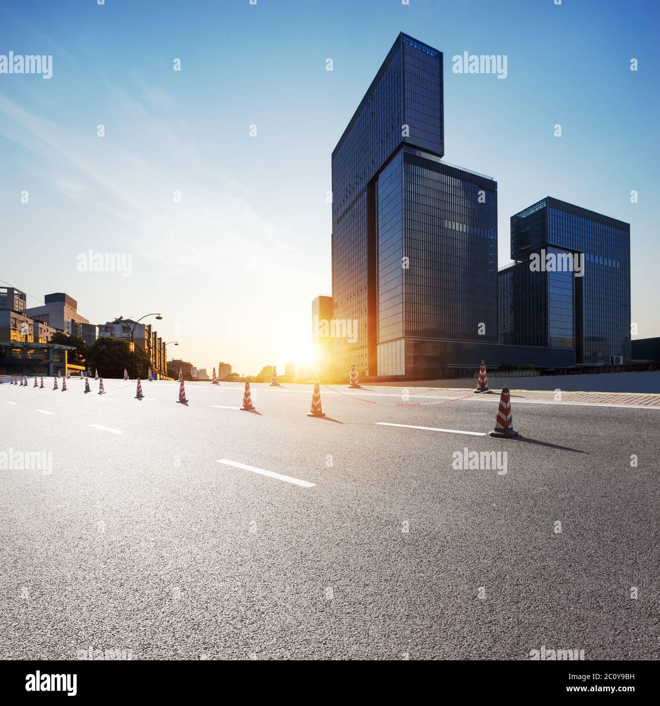 Sunrise urban hi-res stock photography and images - Alamy