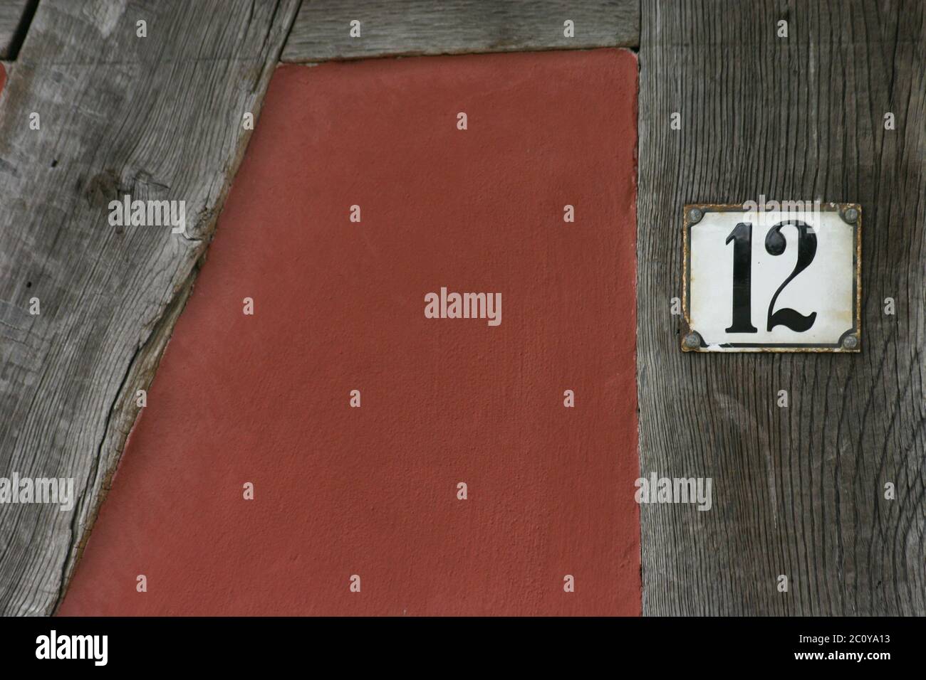 House number 12 Stock Photo - Alamy