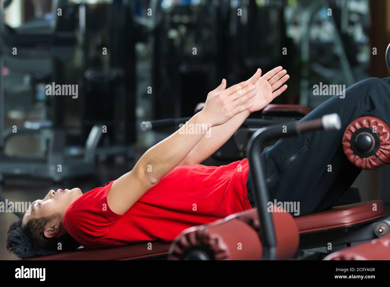 Athletic young asian man hi-res stock photography and images - Alamy