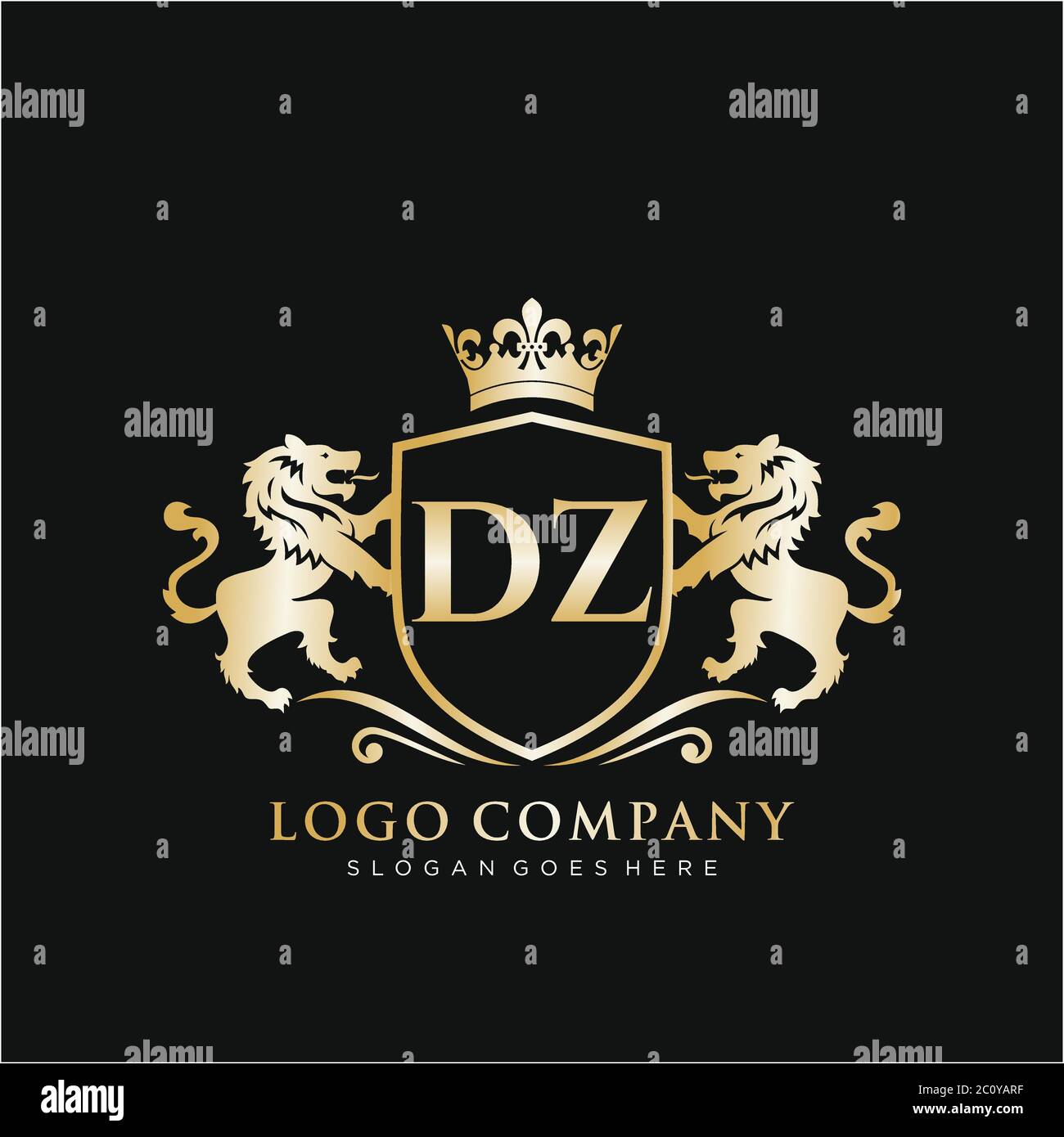 Dz real estate logo hi-res stock photography and images - Alamy