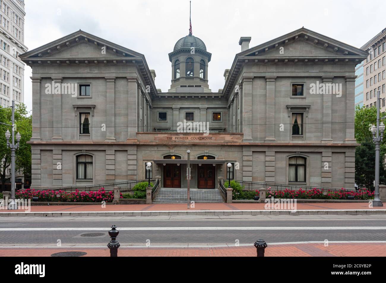 Pioneer Courthouse in Portland, Oregon Stock Photo - Alamy