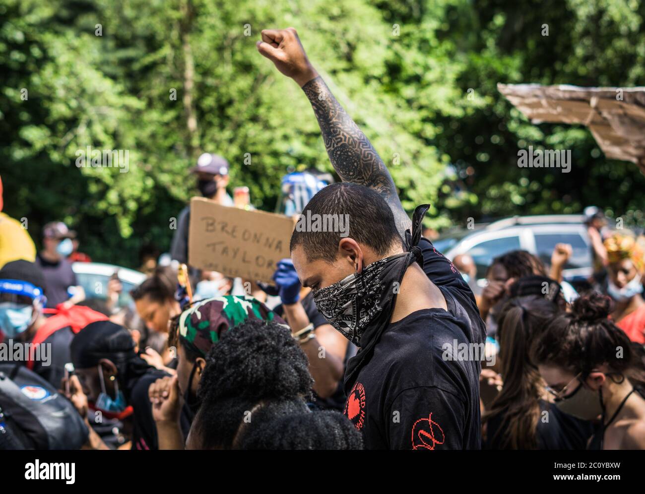 Strategy for Black Lives held a protest march in honor of Breonna ...