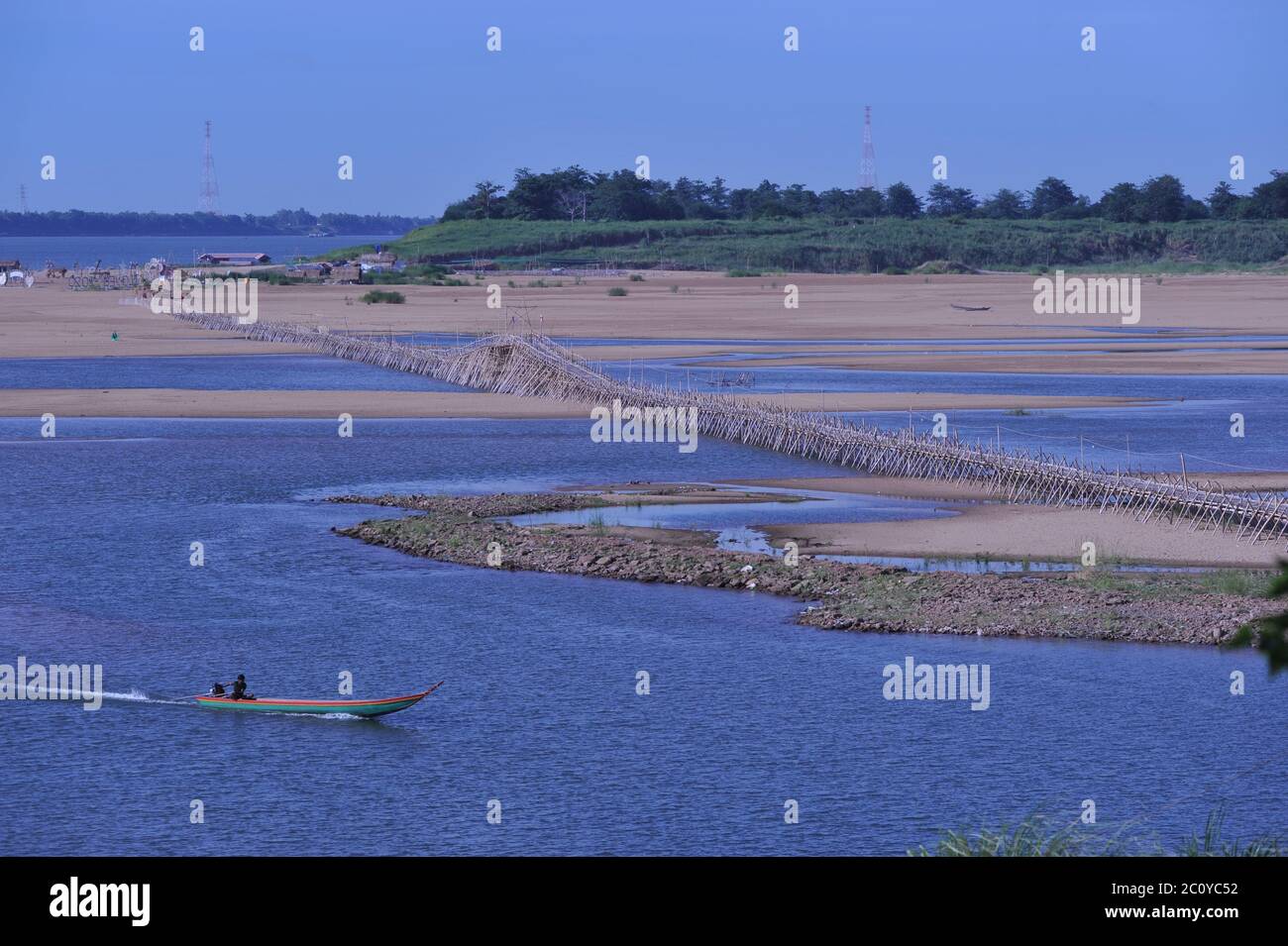 Kampong Cham Mekong Bridge High Resolution Stock Photography and Images ...
