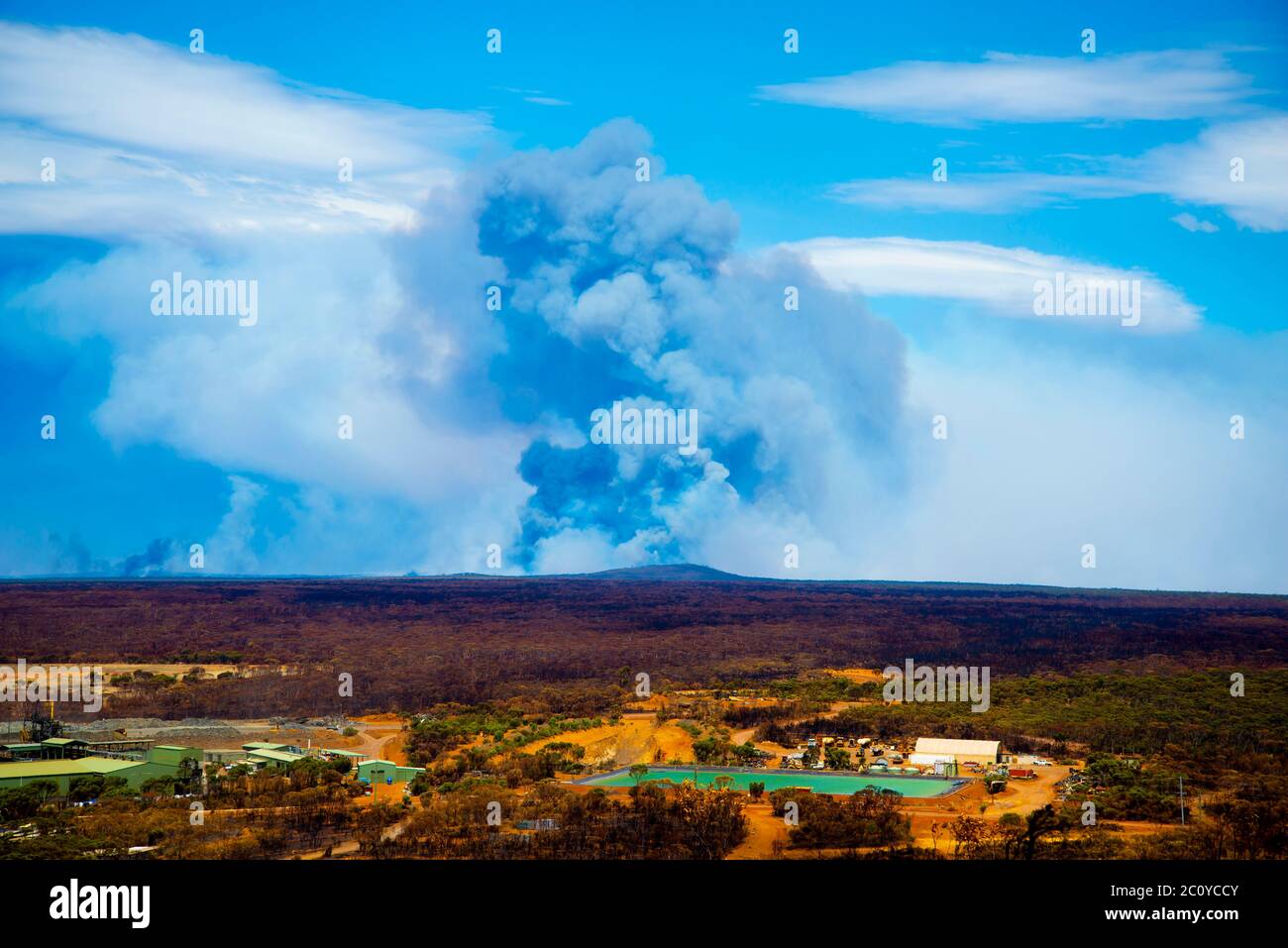 Bush Fires Smoke - Australia Stock Photo - Alamy