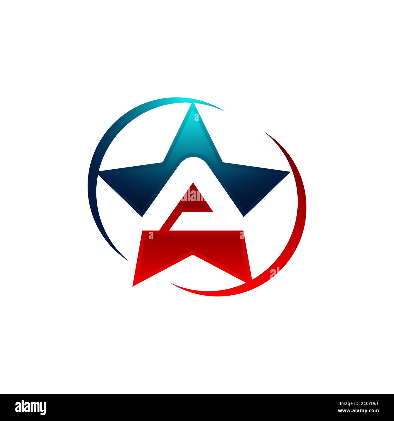letter A logo vector design. Star symbol icon design template.EPS 10 ...
