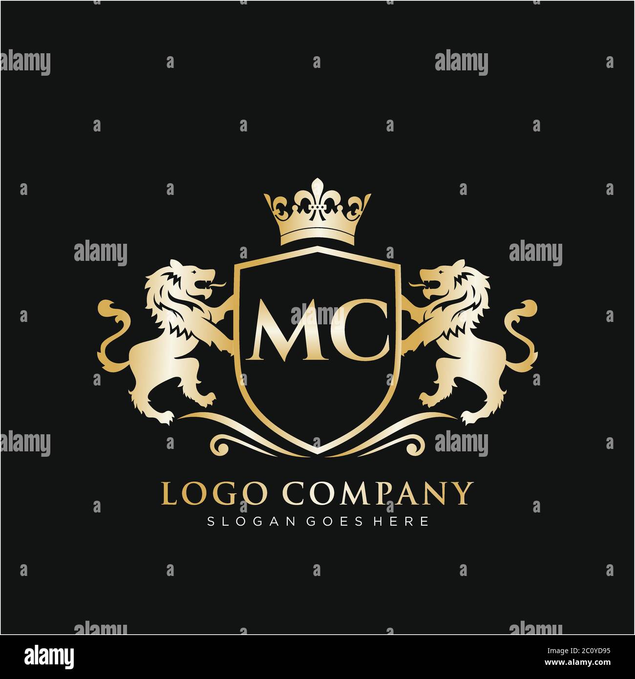 Mc logotype Stock Vector Images - Alamy
