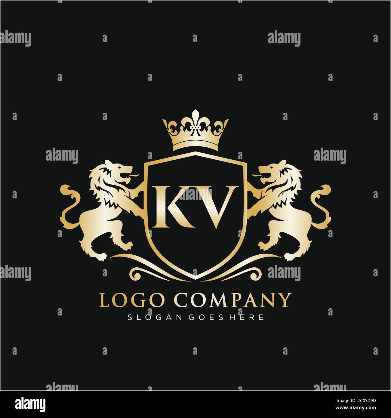 Kv brand logo hi-res stock photography and images - Alamy