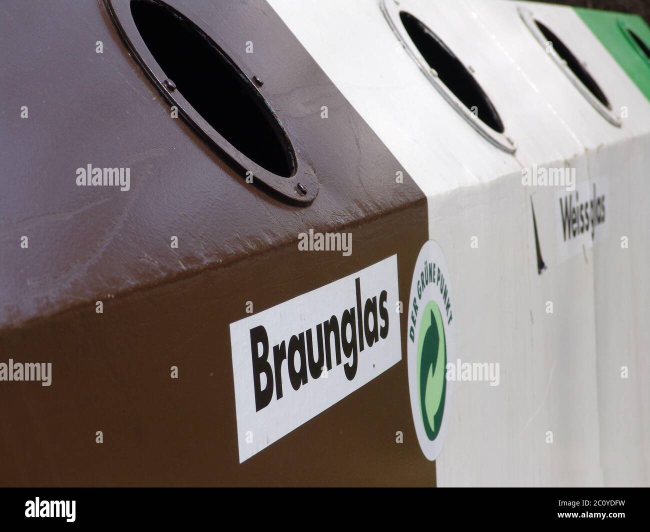 Glass bottles and cans recycling re use hi-res stock photography and ...