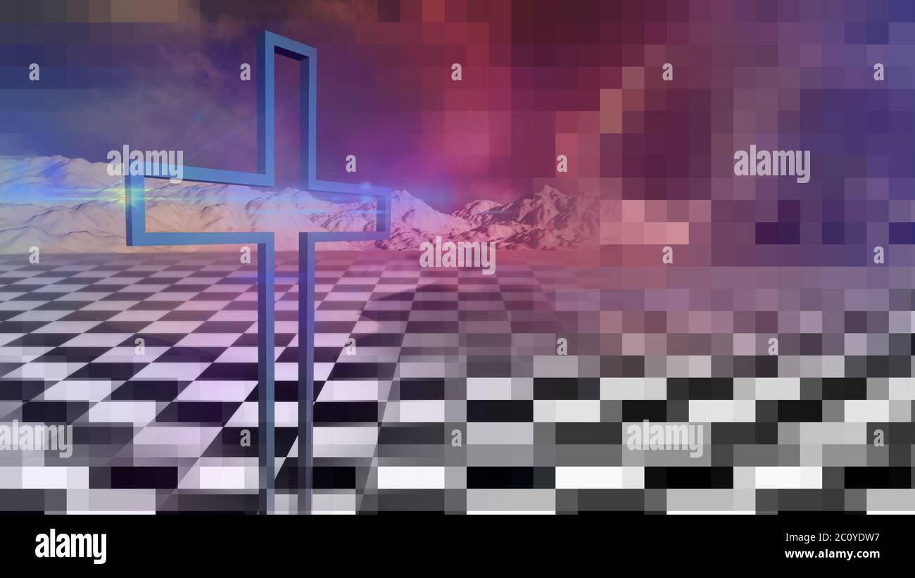 Pixel alien hi-res stock photography and images - Alamy