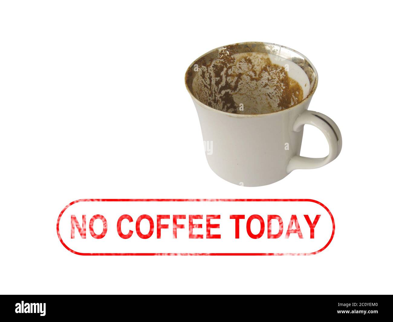 Empty coffee cup Stock Photo - Alamy