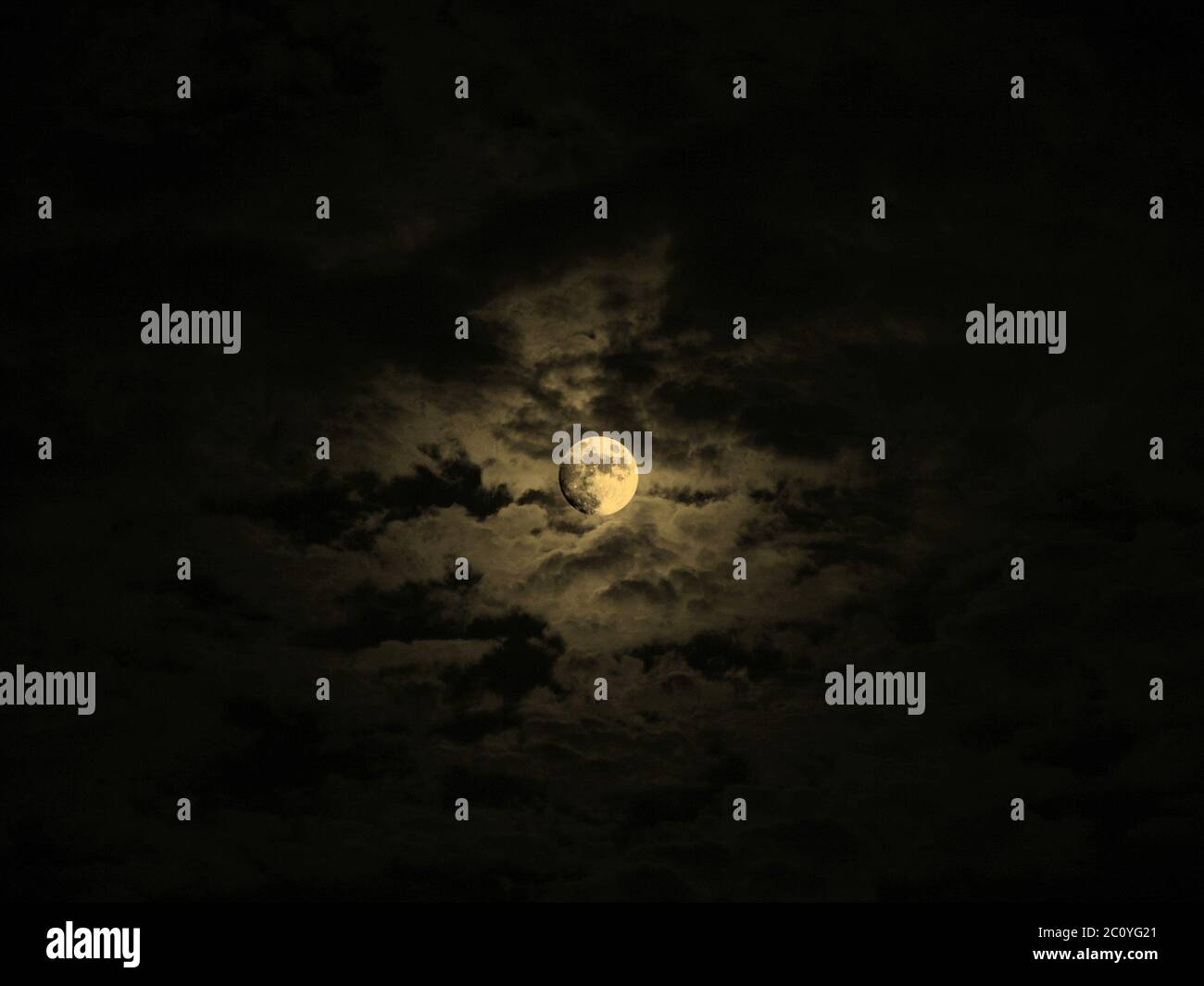 Full moon sepia hi-res stock photography and images - Alamy