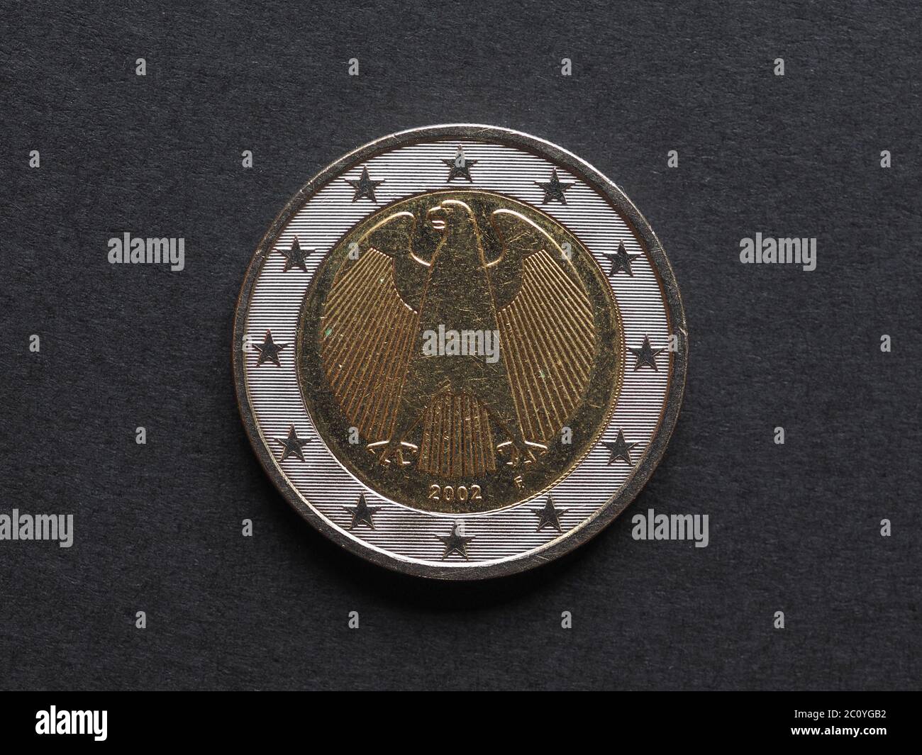 Two Euro coin Stock Photo - Alamy