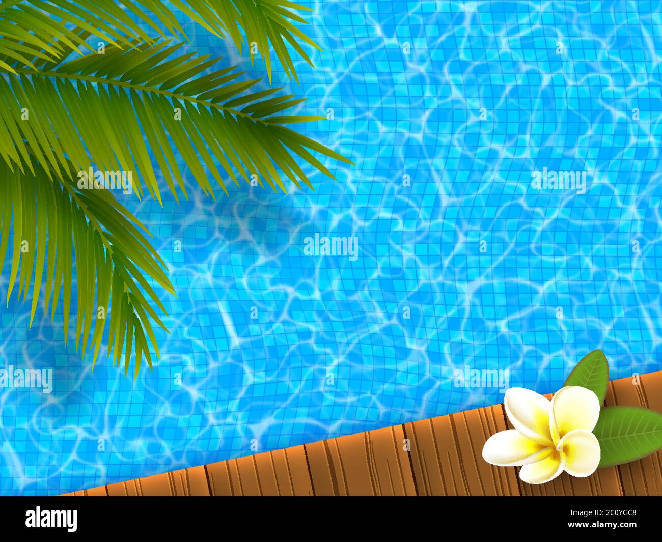 Swimming pool background Stock Vector Images - Alamy