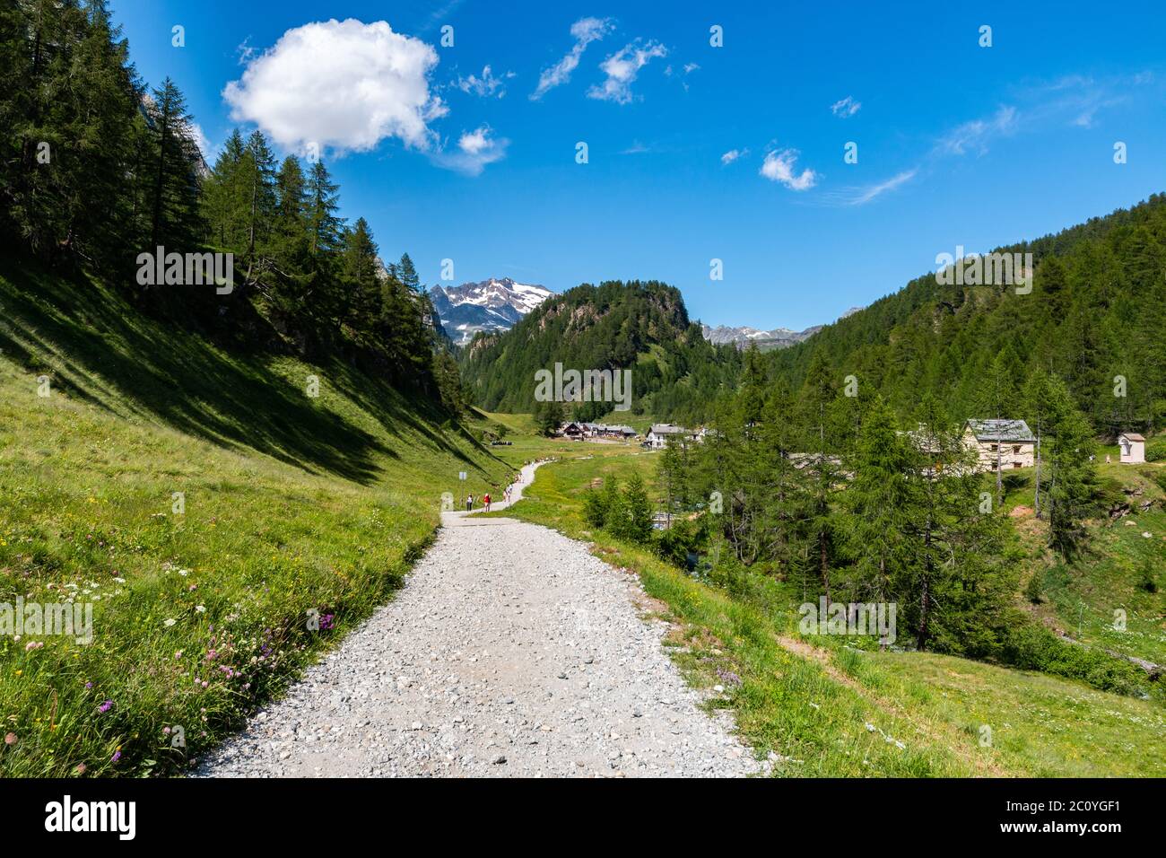 Mountain panoramas at Alpe Devero, Baceno, Lepontine Alps, Ossola ...