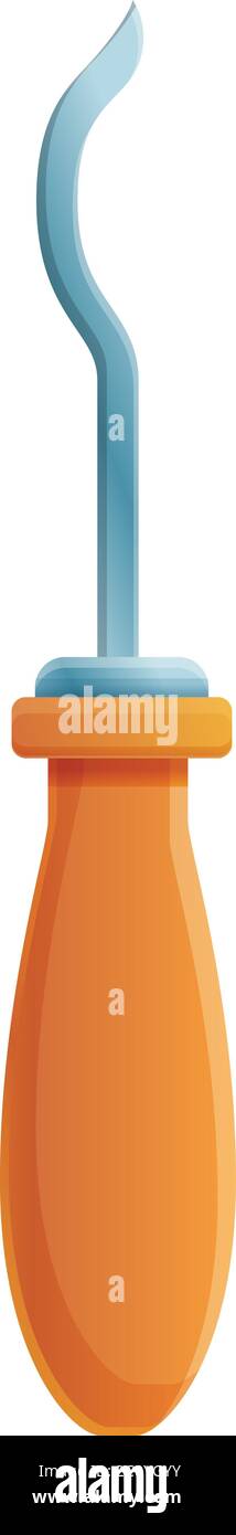 Chisel icon. Cartoon of chisel vector icon for web design isolated on ...