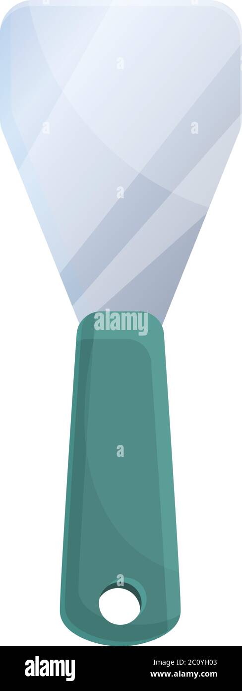 Home putty knife icon. Cartoon of home putty knife vector icon for web ...