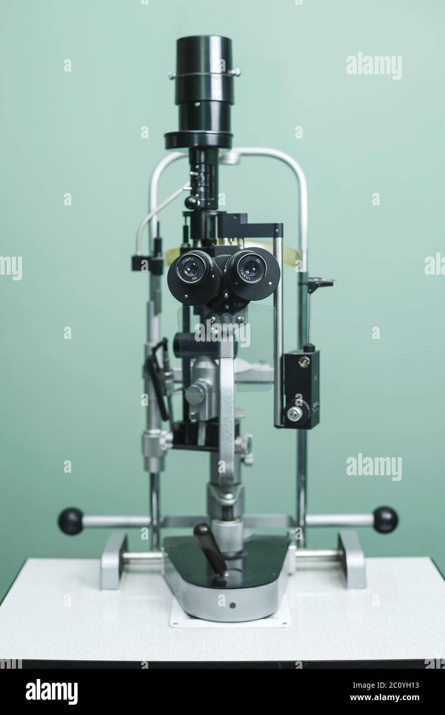 Medical Optometrist Equipment Used Eye High Resolution Stock ...