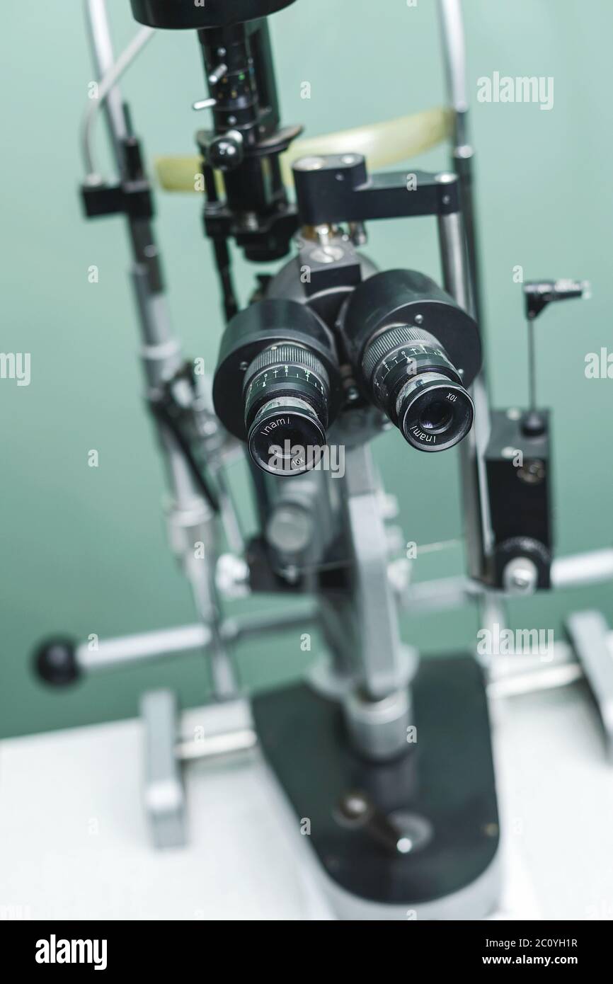 Medical Optometrist Equipment Used Eye High Resolution Stock ...