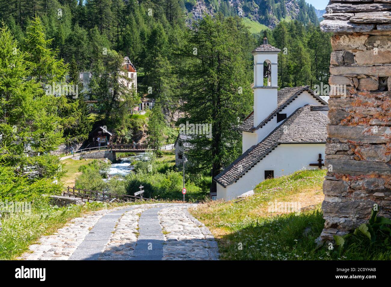 Mountain panoramas at Alpe Devero, Baceno, Lepontine Alps, Ossola ...