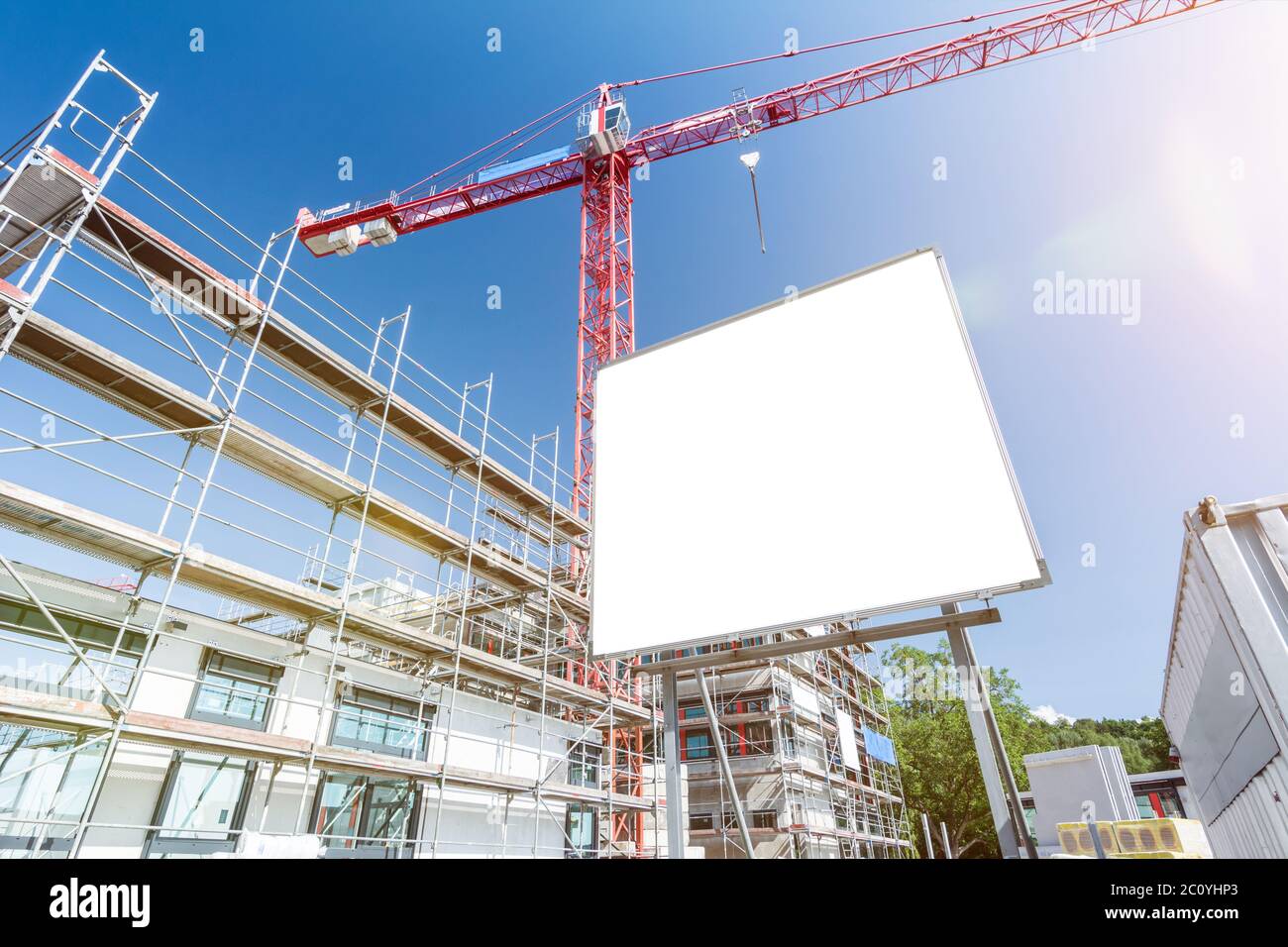Construction site sign board hi-res stock photography and images - Alamy