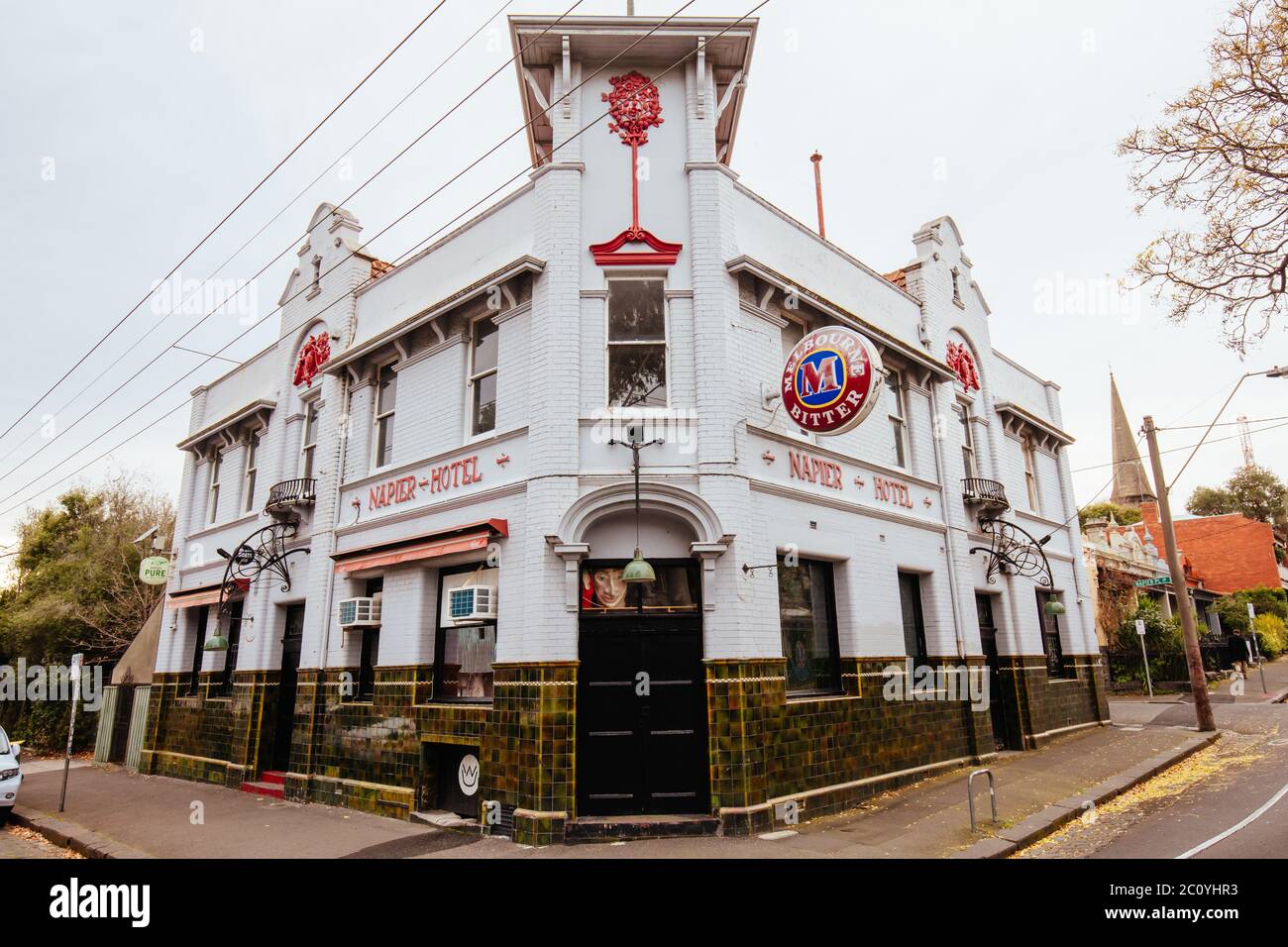 Brunswick St Architecture in Fitzroy Melbourne Australia Stock Photo ...