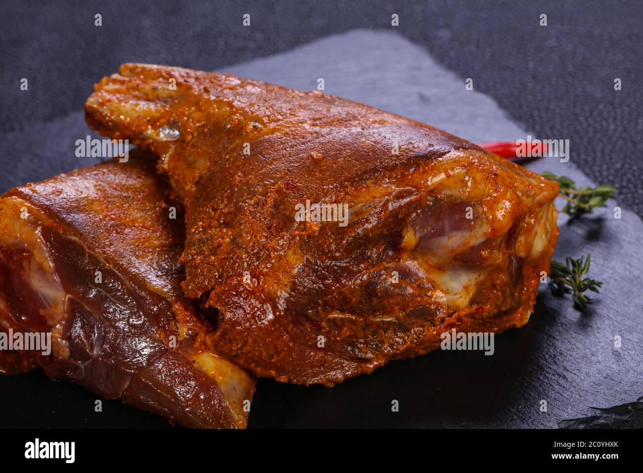 Lamb shanks butcher hi-res stock photography and images - Alamy