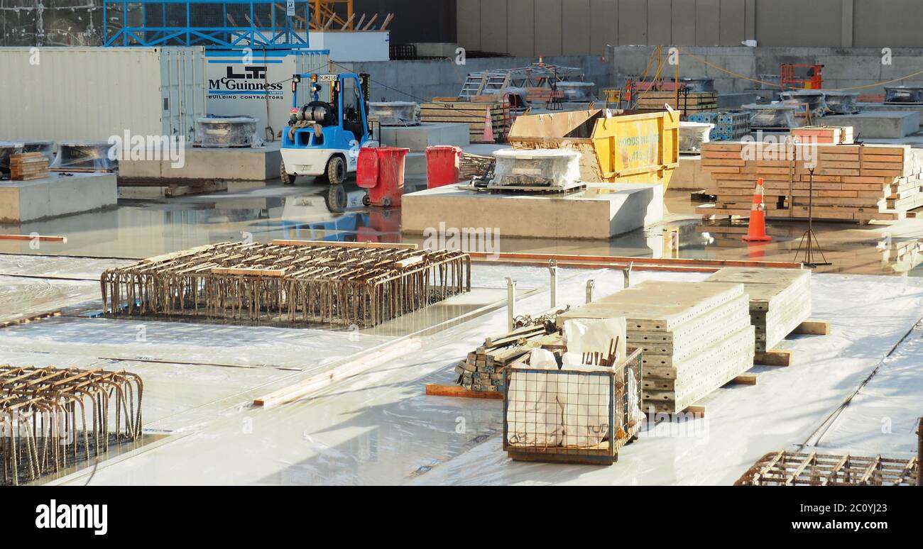 Stages of base isolator installation hi-res stock photography and ...