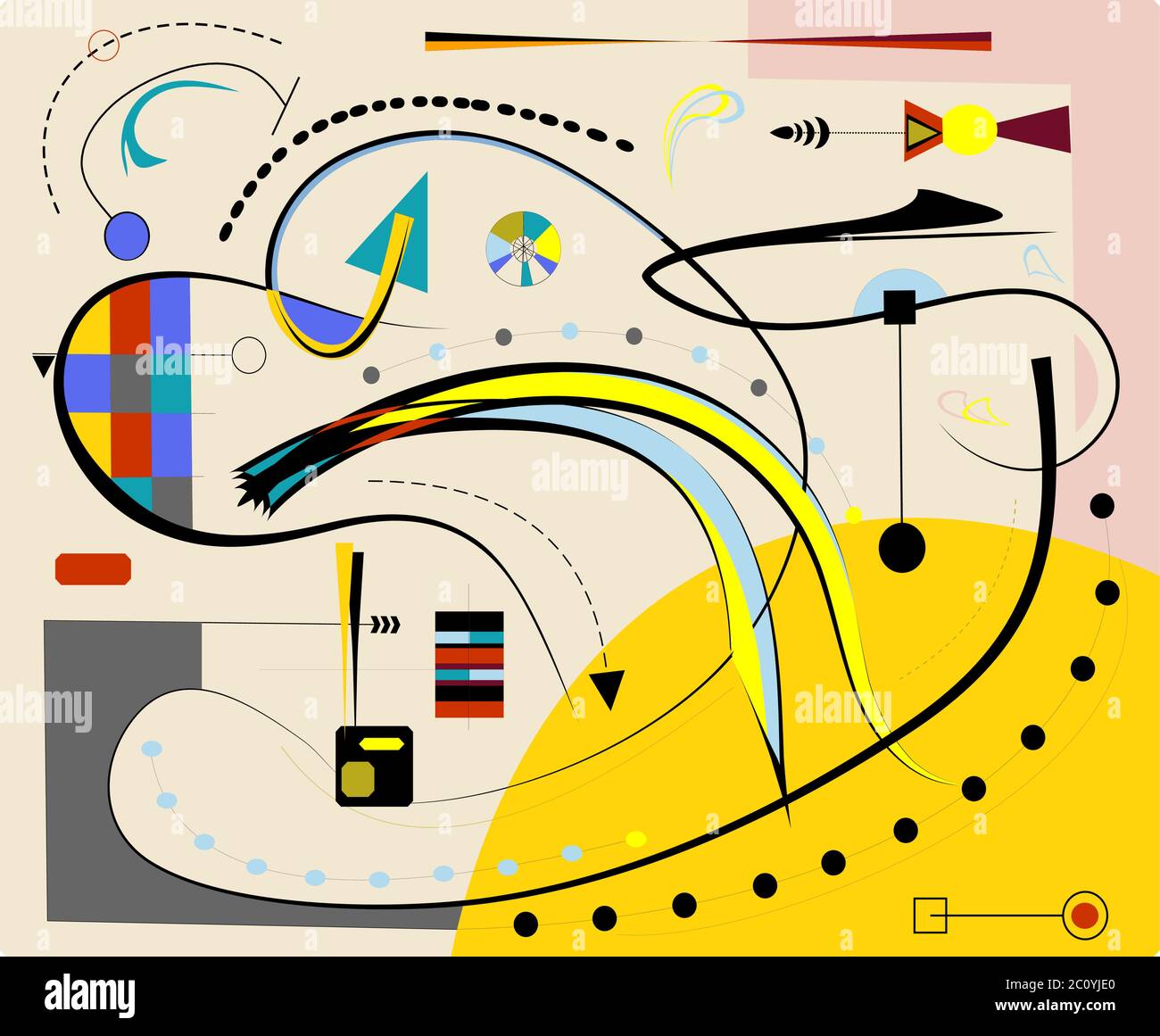 Abstract light background, expressionism art style Stock Vector Image ...