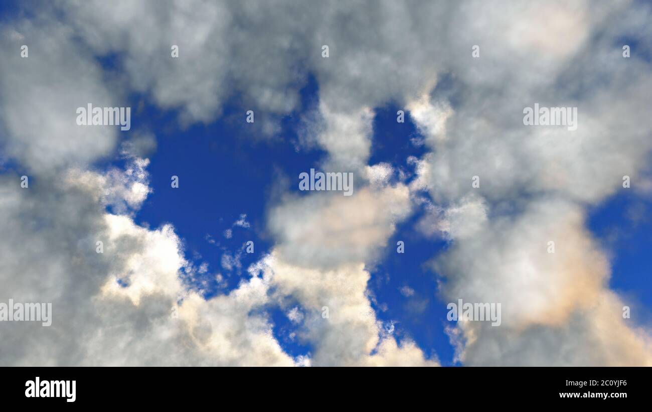 Blue sky rendering hi-res stock photography and images - Alamy