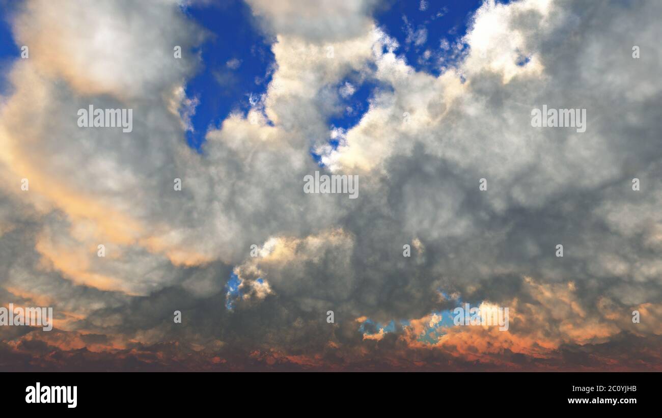 Blue sky rendering hi-res stock photography and images - Alamy