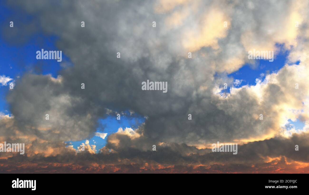 Blue sky rendering hi-res stock photography and images - Alamy